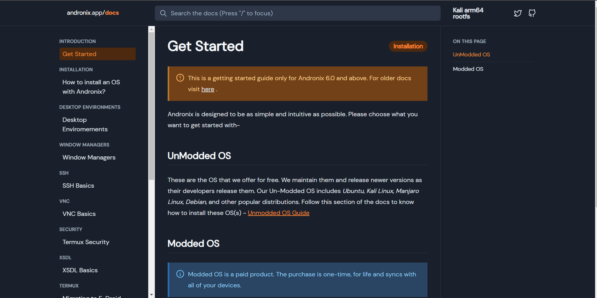 Andronix Documentation