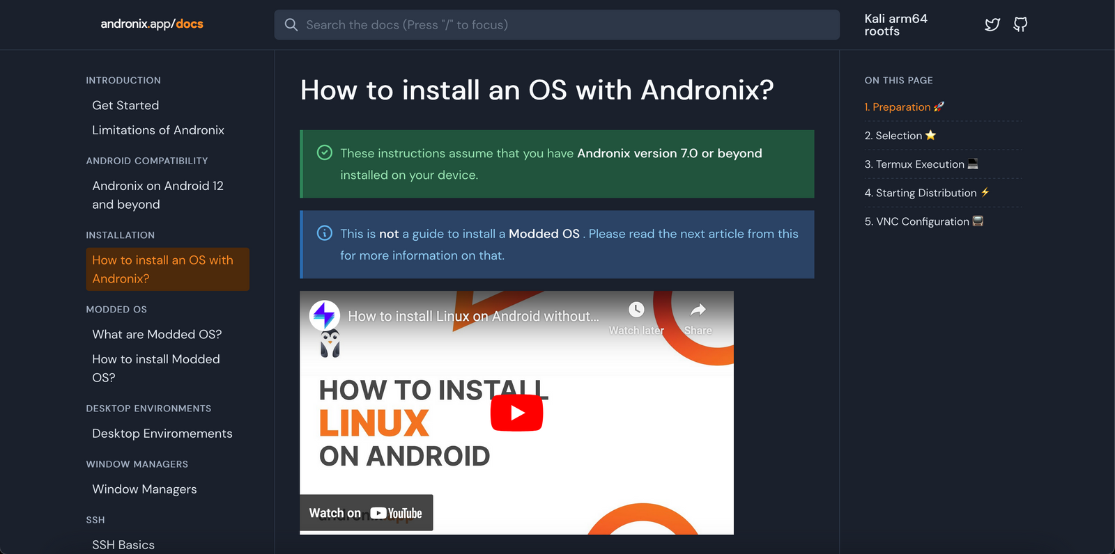 Andronix 7.0 - Refresh - Andronix Docs